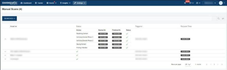External Attack Surface Management with Manual Scans and Rescans ...